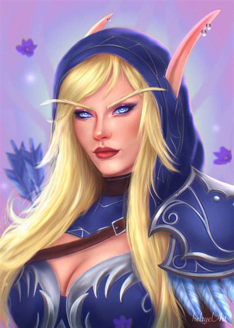 Sylvanas Windrunner Before By Helryelart On Deviantart