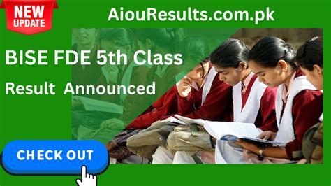 Bise Fde 5th Class Result 2024 Announced [latest Updates]