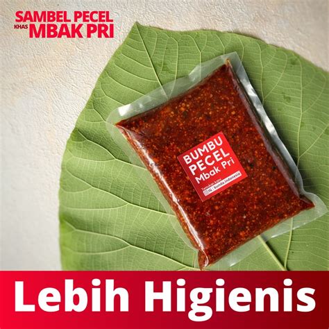 Jual Bumbu Sambel Pecel Bunda Khas Mbak Pri Original Shopee Indonesia
