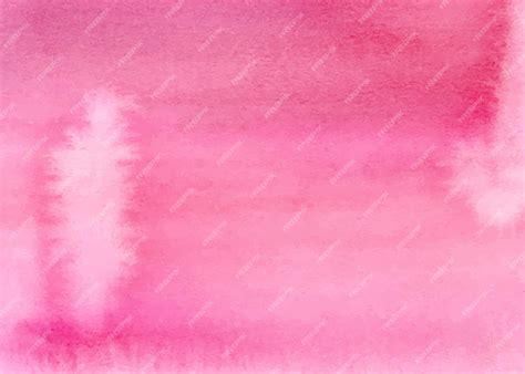 수채화 브러시 스트로크와 핑크 추상 텍스처입니다 비바 마젠타 배경색 프리미엄 벡터