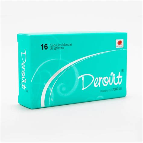 Derovit D3 Vitamina D3 7000 Ui Rayo De Salud