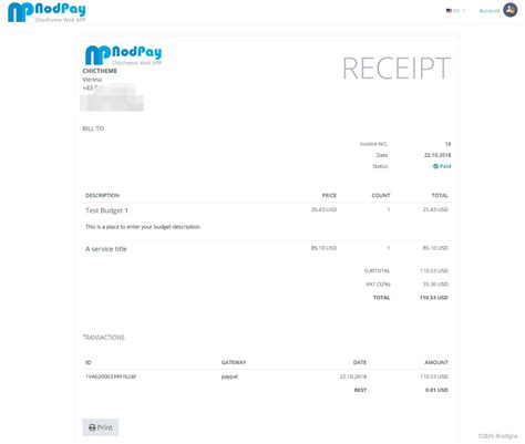 2023最新php在线支付多语言收款程序paypal收款简易程序paypal Api 多语言货币支付 Csdn博客