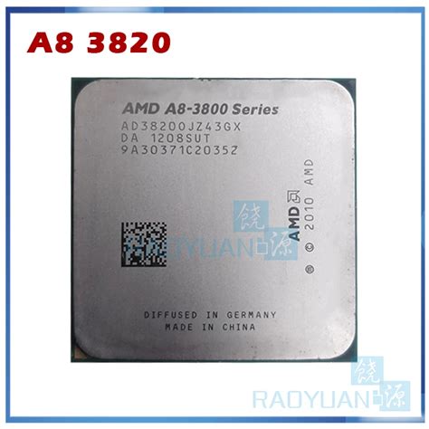 Amd A8 Series A8 3800 Ghz Quad Core Cpu Processor Ad3800ojz43gx Socket Fm1 Atelier Yuwa Ciao Jp