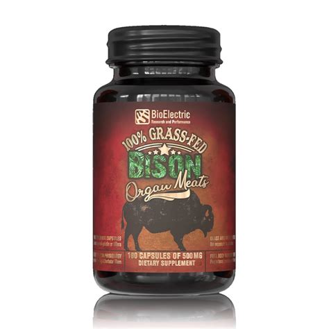 Bioelectric Potential 100 Grass Fed Freeze Dried Bison Organ