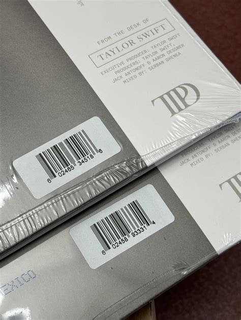 Different Barcode For Signed Vs Unsigned The Manuscript Records R Swiftiemerch