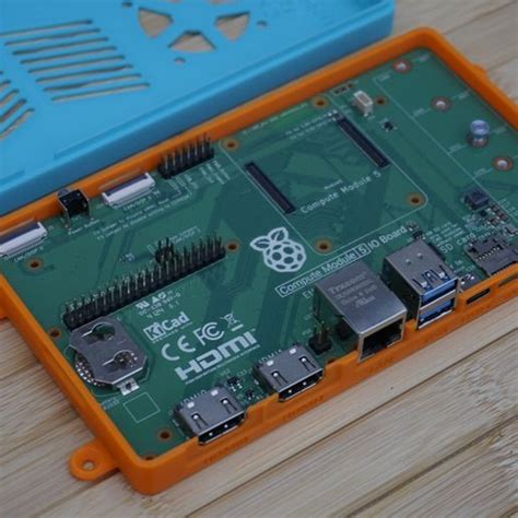 D file Raspberry Pi Compute Module IO Board Gehäuse by Nerdiy de D print model to
