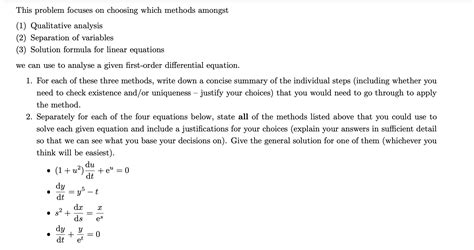Solved This Problem Focuses On Choosing Which Methods Chegg