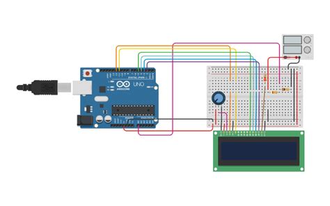 Circuit Design Digital Voltmeter Tinkercad