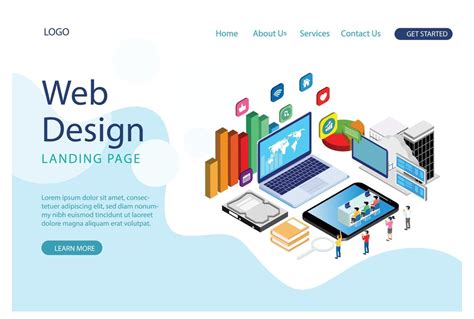 Modern Flat Design Isometric Concept Of Cloud Technology For Banner And Website Landing Page