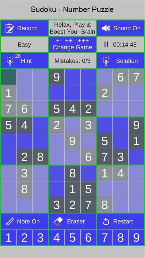 Sudoku Number Puzzle أحدث إصدار 1 7 للأندرويد