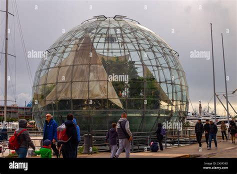 Biosfera Of Genova Large Oceanarium Near The Port Aquariums With A Recreated Ecosystem