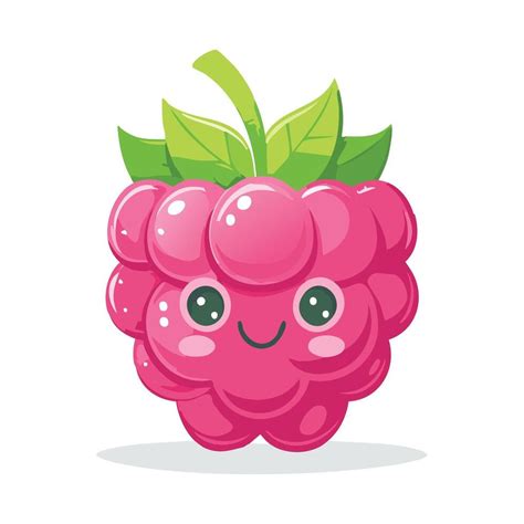 Un Linda Frambuesa Fruta Ilustración 55735389 Vector En Vecteezy