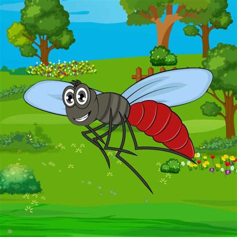 Mosquito Cartoon Vector Free Download