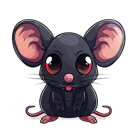 Vector Illustration Of Cartoon Mouse Vector Ilustración De El Cartoón