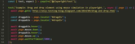 How To Perform Drag And Drop In Playwright Software Testing Tutorials