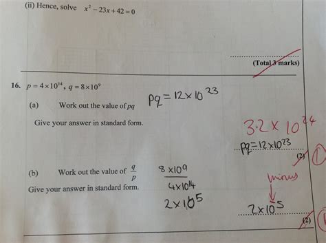 Scienfitic Notation Math Mistakes