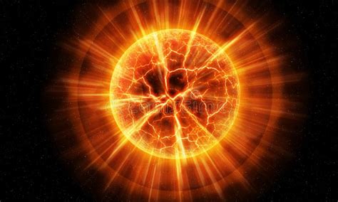 Exploding Planet In Deep Space Background Stock Illustration Illustration Of Galaxy Computer