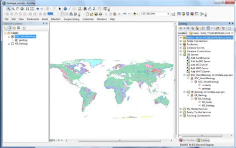 Load Geology Wms Servers From Around The World Using Arcgis