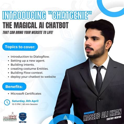 haseeb ali khan on linkedin aimadarsa chatbotseminar