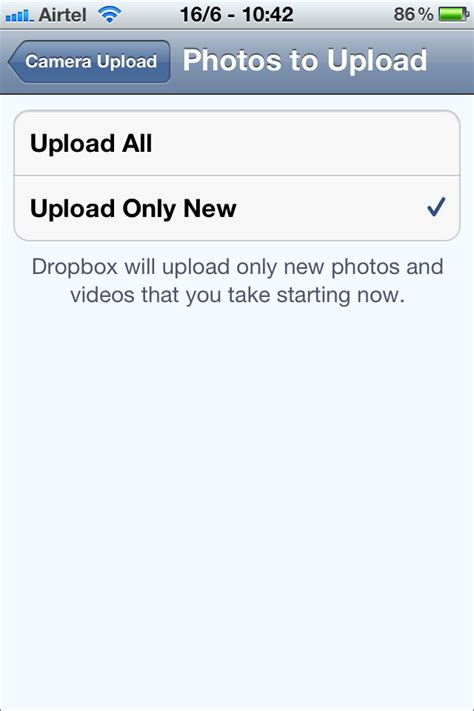automatic photo uploads come to dropbox for ios with a new way to earn