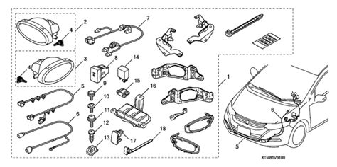 08v31 Sma 0m035 Genuine Honda Switch Assy Fr Foglight