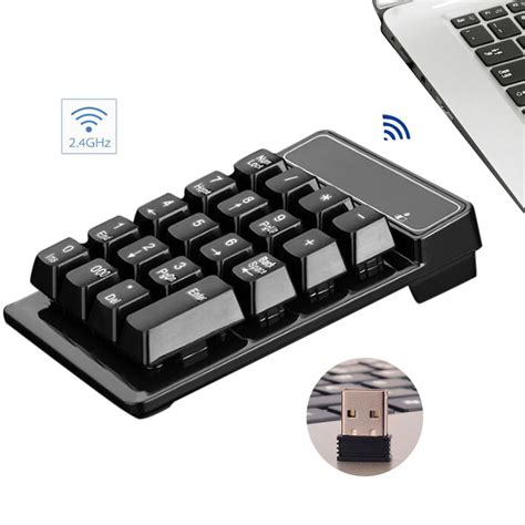 jual numeric keypad numpad wireless 2 4ghz black shopee indonesia