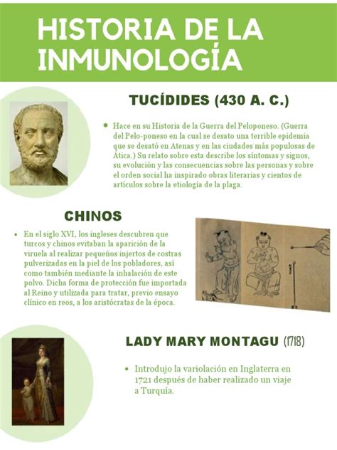 Historia De La Inmunología Y Sus Pioneros Pdf Inmunología