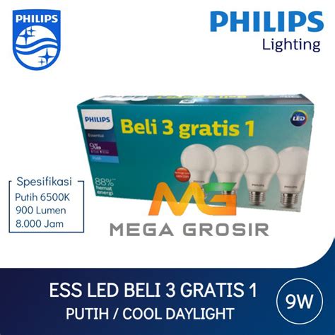 Jual Lampu LED Philips Paket 5W 7W 9W 11W Putih LED Multipack Essential 5 7 9 11 Watt W Grosir