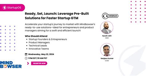 Mindbowser Inc On Linkedin Startup Growthhacking Productmanagement Webinar Startupos