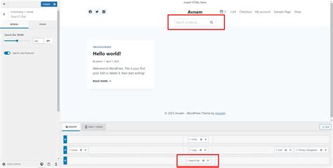 Search Bar And Search Advance WordPress Documentation TemplateMela