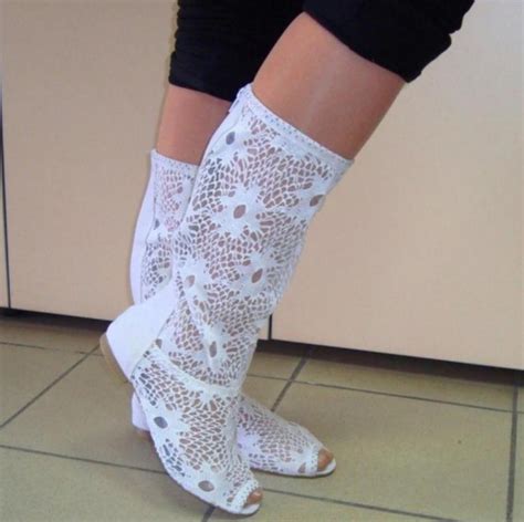 Літні ажурні чобітки — цена 225 грн в каталоге Сапоги Купить женские вещи по доступной цене на