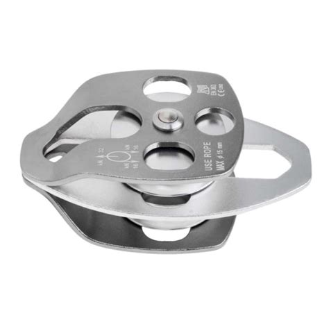 Promo 32kn Double Pulley For Climbing Rescue Dragging Arborist Caving