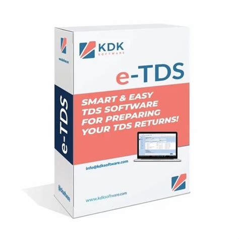 TDS Return Filing Software At Best Price In Jaipur By K D K Softwares India Private Limited