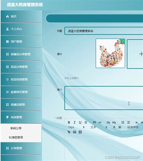 java毕业设计基于springboot vue的药房管理系统 医院药房管理系统的功能模型csdn csdn博客