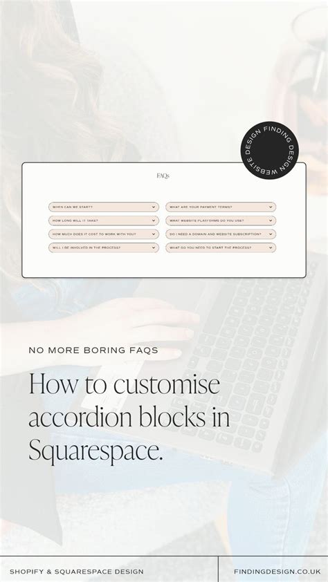how to customise your accordion blocks in squarespace 7 1 finding design