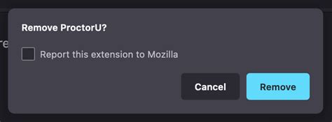 Firefox Extension Troubleshooting Proctoru