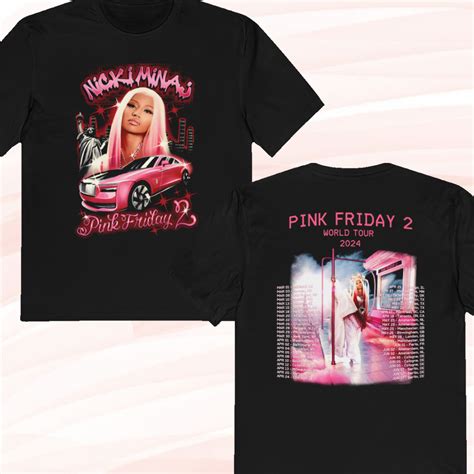 Nicki Minaj Pink Friday 2 Tour 2024 Shirt Double Sided Tokopyramid