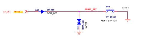 Function Of Diode In Pull Down Reset Switch Circuit D59 Was Said Not To Be Esd Related R