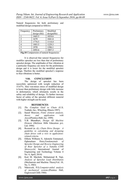 Design Optimization Of Chain Sprocket Using Finite Element Analysis Pdf