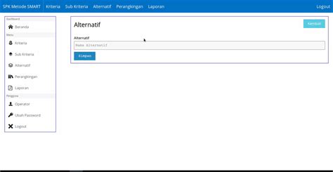 Download Source Code Aplikasi Spk Metode Smart