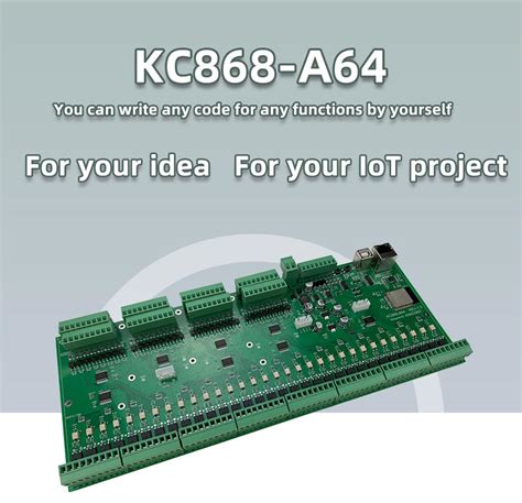 kc868 a64 esp32 home automation gpio module released smart home