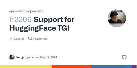 Support For Huggingface Tgi · Open Webui Open Webui · Discussion 2206 · Github