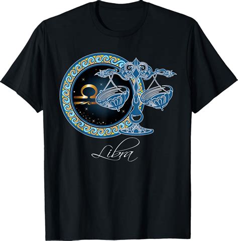 Men And Women Can Wear，libra Horoscope Tshirt Beautifully Detailed