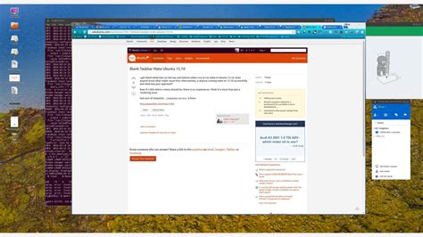 Blank Taskbar Mate Ubuntu 15 10 Ask Ubuntu