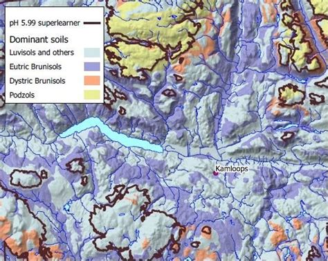 Contour Line Of 599 Equivalent To 55 And Soil Classification Of
