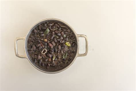 Ingrediente Principal Dos Feijões Pretos Do Prato Típico Brasileiro Do
