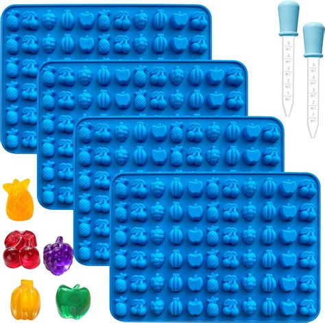 Gummy Candy Molds Silicone Gummy Beardinosaurfruit