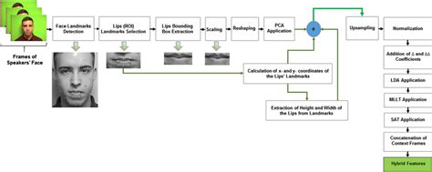 Schematic Diagram Of The Visual Feature Extraction Pipeline Up To The