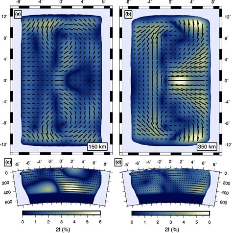 Figure 11 From Imaging Upper Mantle Anisotropy With Teleseismic P Wave Delays Insights From
