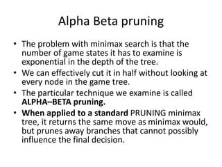 ACI Webinar MinMaxAlphaBetaPruning TicTacToe Pptx